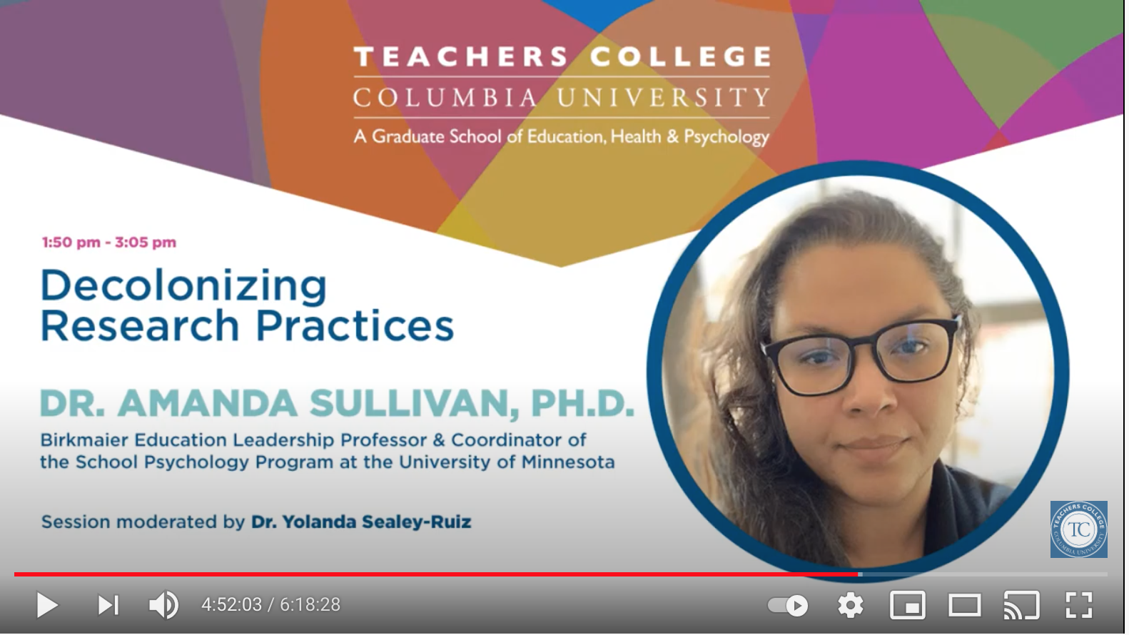 Sullivan talks ‘Developing & Advancing Anti-racist Scholarly Practices ... Sullivan talks ‘Developing & Advancing Anti-racist Scholarly Practices ...